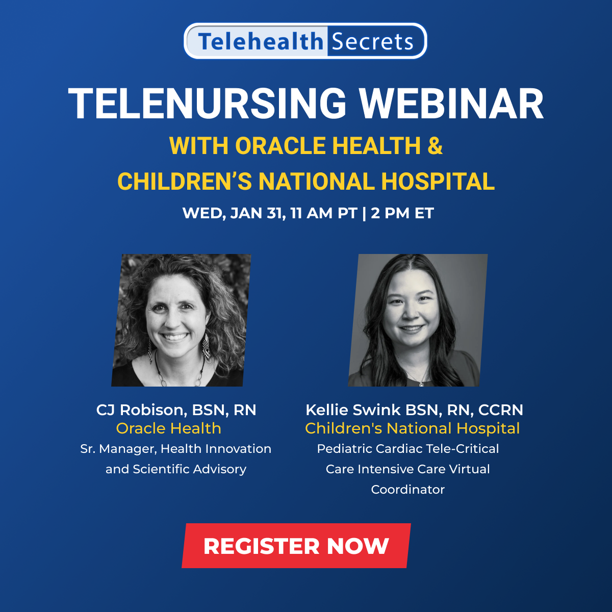 Telenursing webinar with Oracle Health & Children's National Hospital